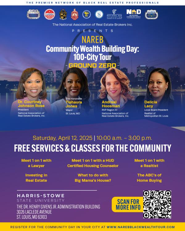 BBWT Community Day t. Louis Flyer | NAREB Building Black Wealth Tour